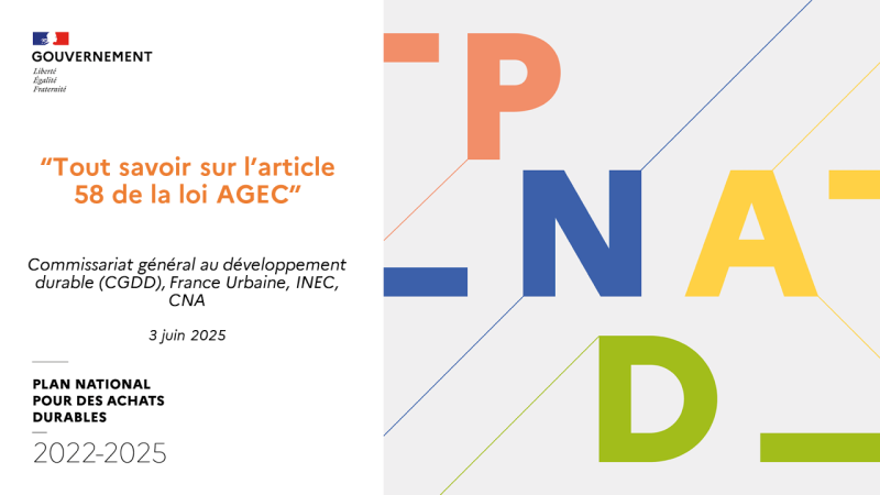 Replay et support de présentation du webinaire « Tout savoir sur l’article 58 de la loi AGEC ...